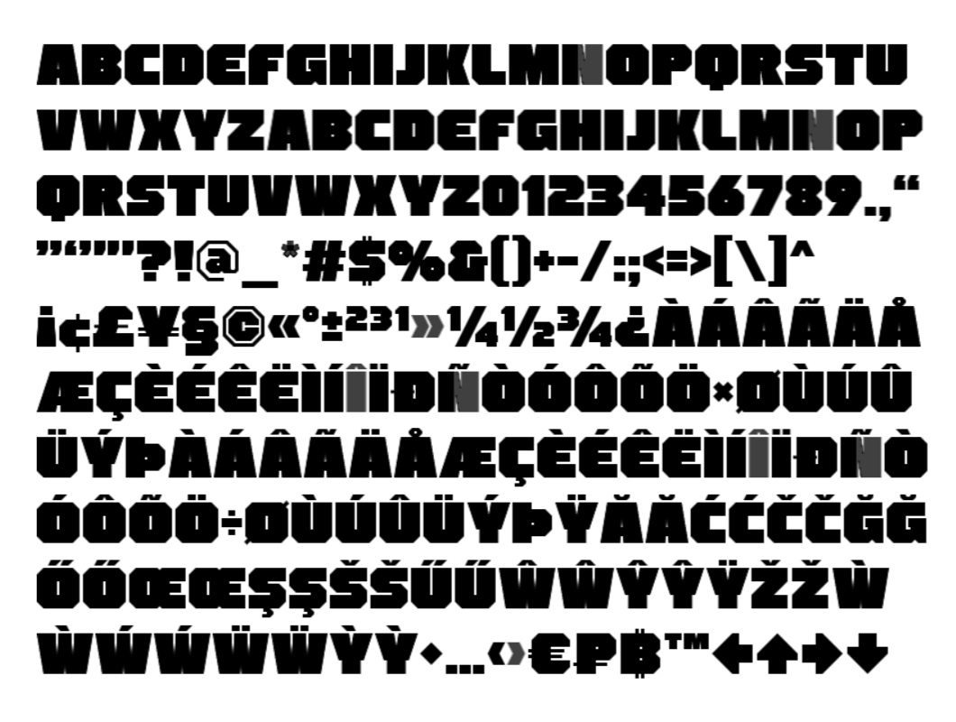 Brutalista Sans | FontStruct
